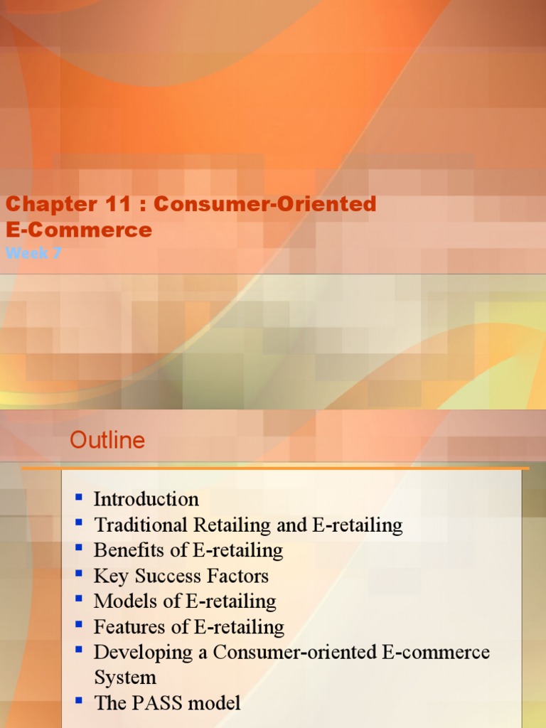 Chapter 11: Consumer-Oriented E-Commerce: Week 7 | PDF | Business | Ajax (Programming)