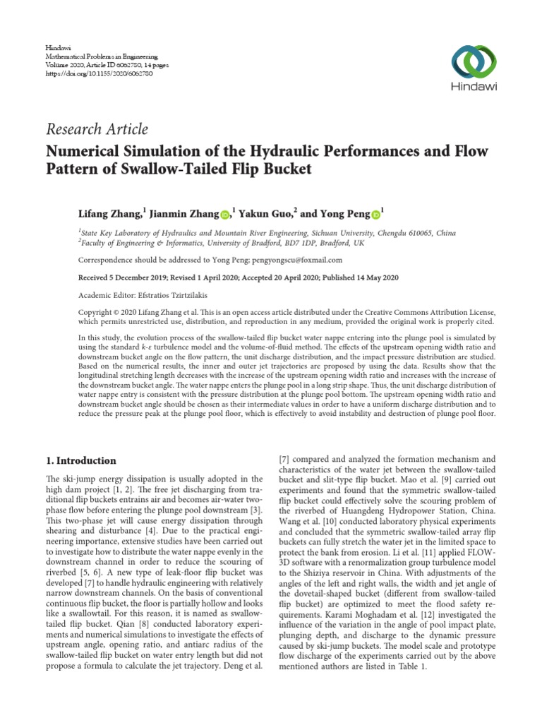 Zhang Et Al. - 2020 - Numerical Simulation of The Hydraulic ...