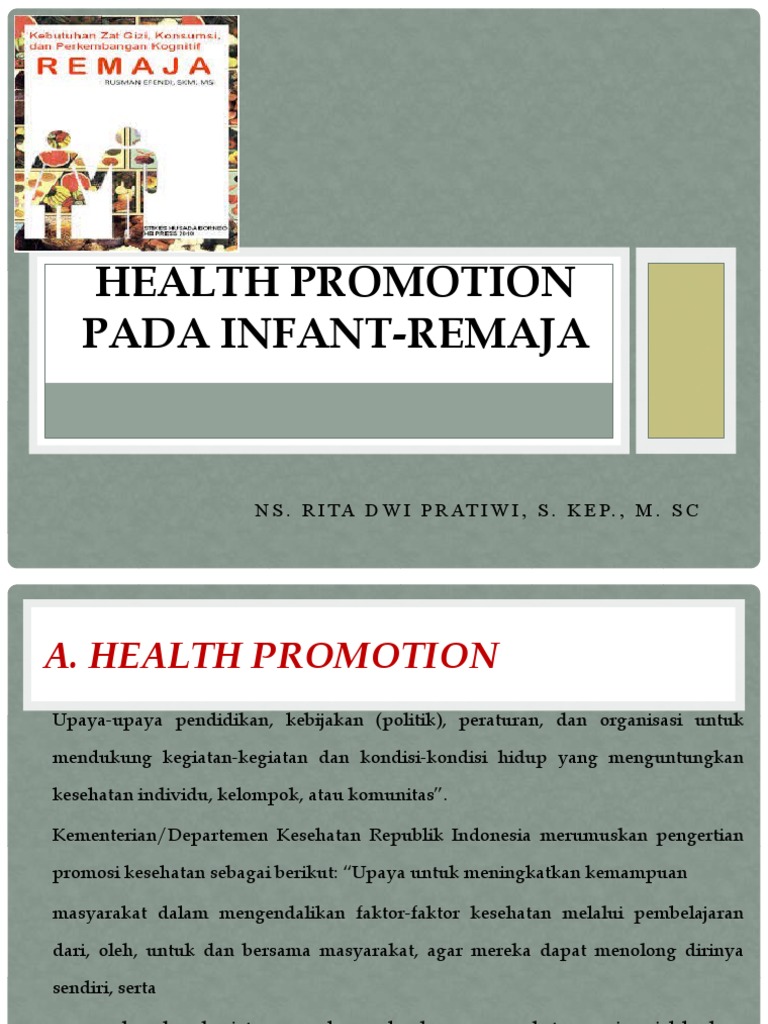 Health Promotion Pada Infant-Remaja-1 | PDF