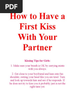 Kiss at First Date | PDF | Body Language | Nonverbal Communication