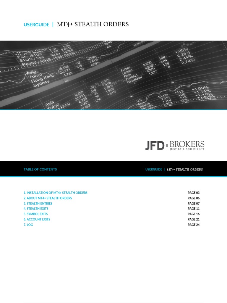 MT4+ Stealth Orders User Guide | PDF | Financial Markets | Financial ...