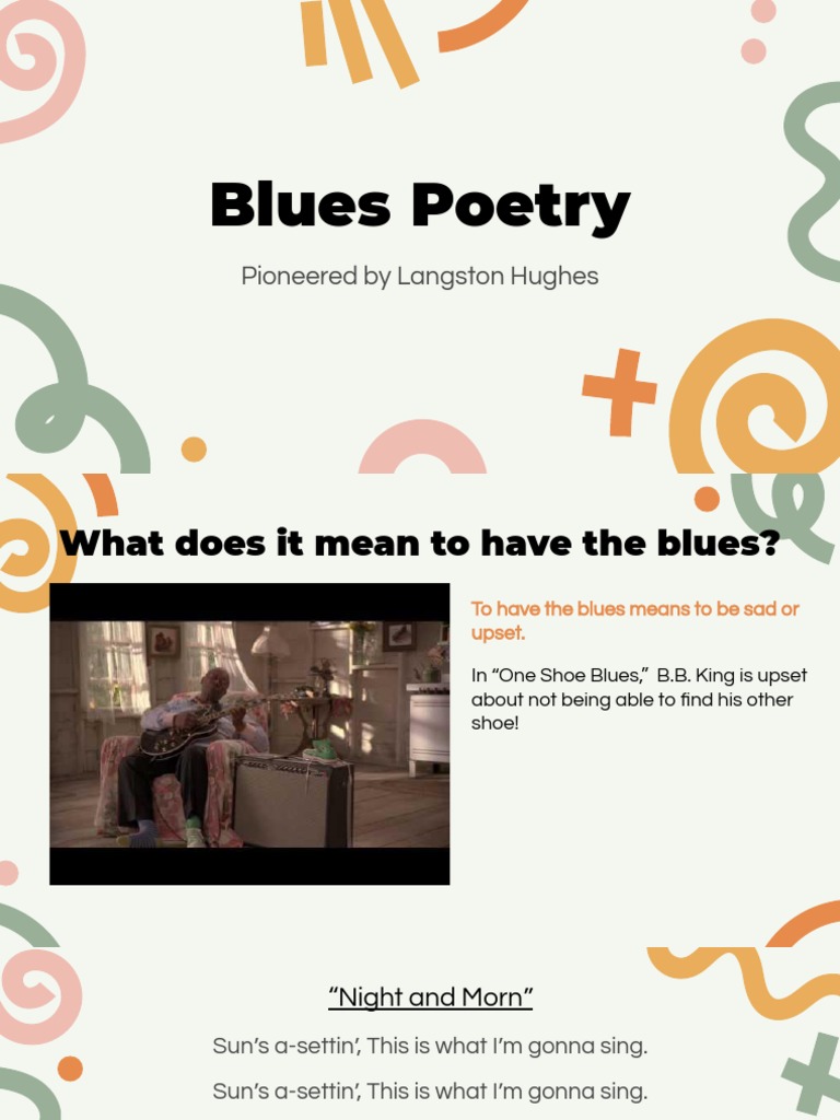 Blues Poetry | PDF | Blues | Poetry