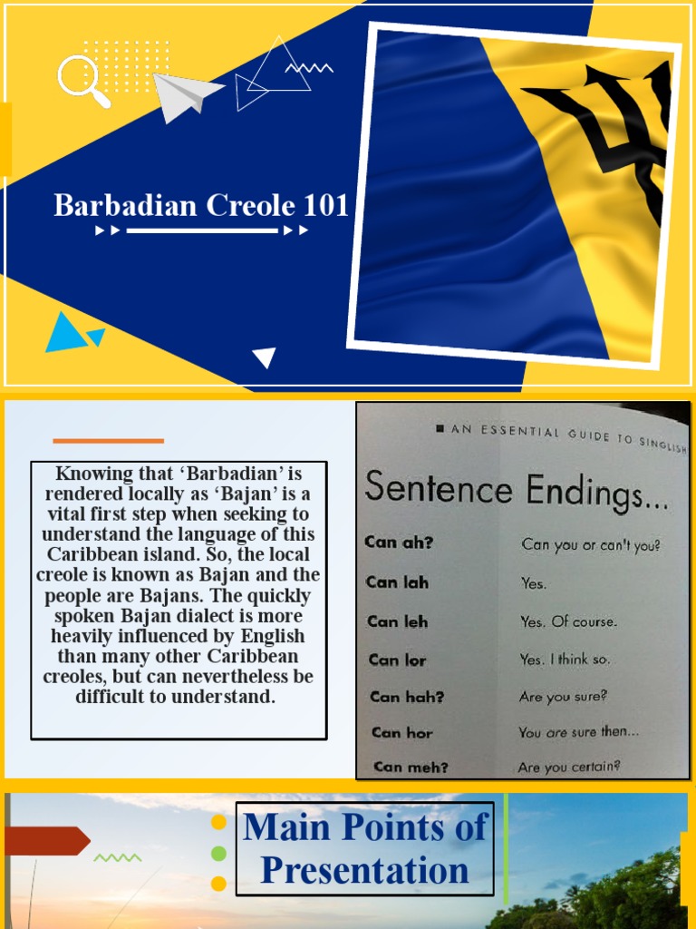 Barbadian Creole Phrases | PDF | Barbados | Languages