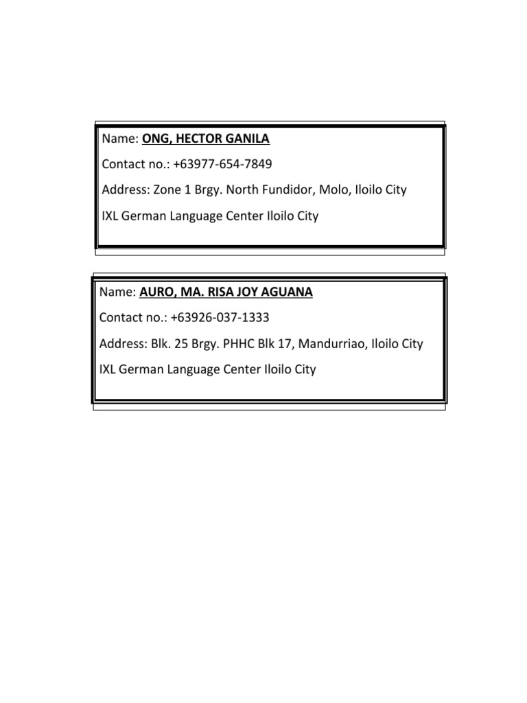 Translation Label | PDF