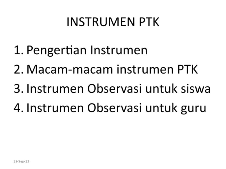 Instrumen PTK - Work | PDF | Karier & Perkembangan | Pengembangan Diri