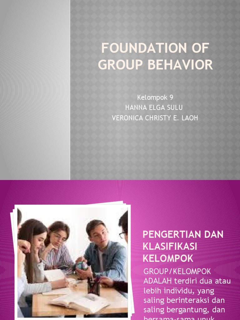 Foundation of Group Behavior | PDF