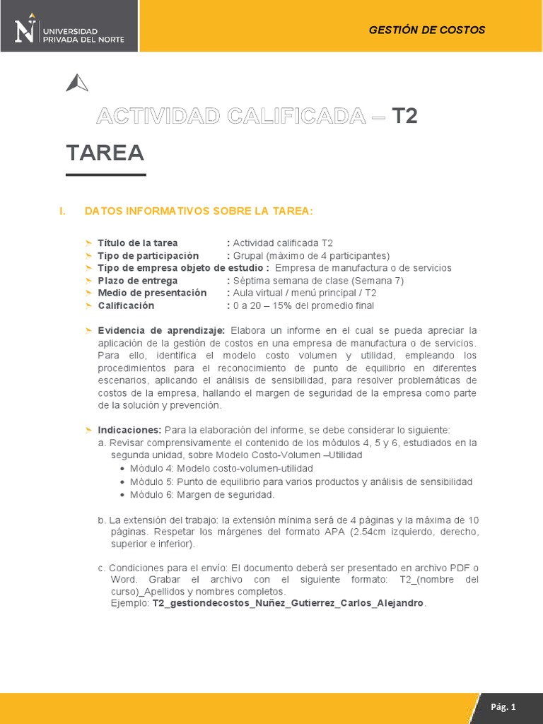 Formato Tarea-T2 | PDF | Cerveza | Bebidas Fermentadas