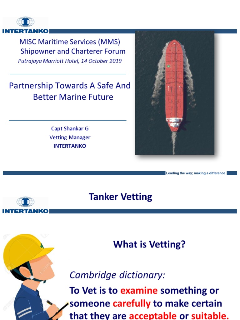 Partnership Towards A Safe and Better Marine Future: MISC Maritime ...