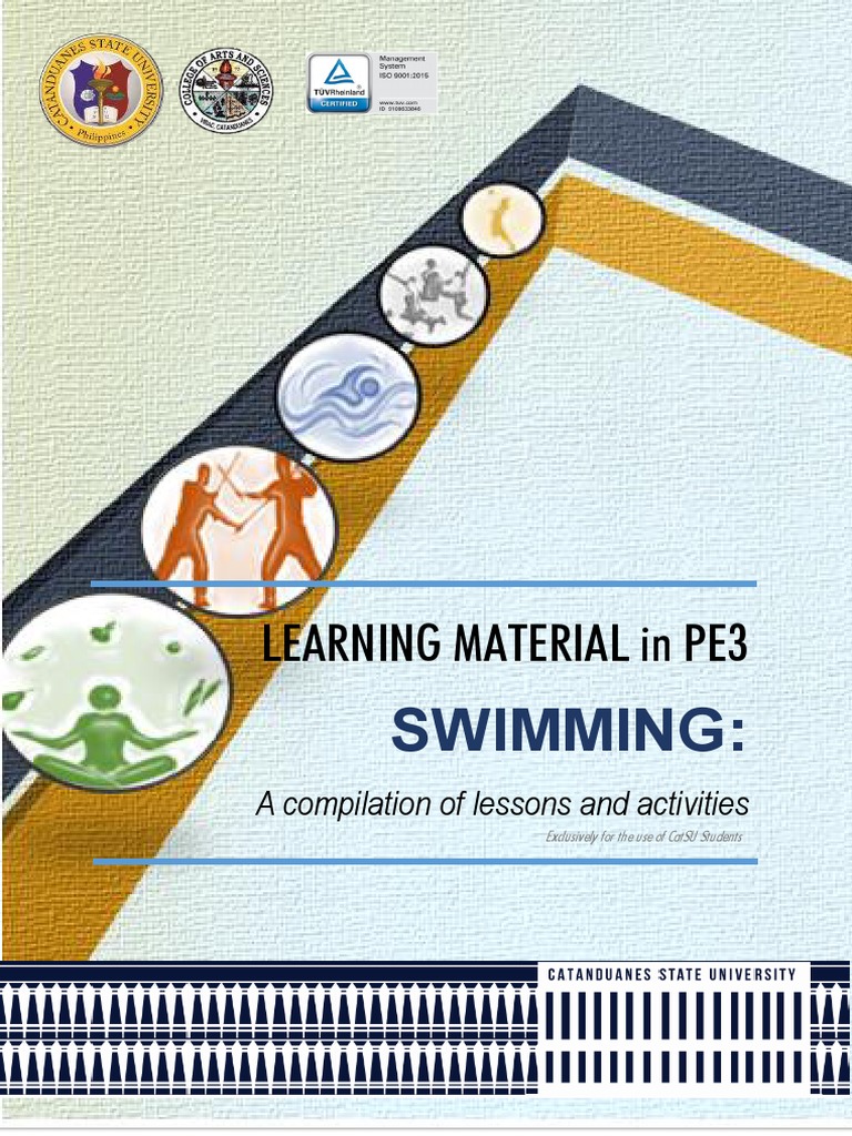 Module In Pe3 Swimming Physical Education Department Unlocked