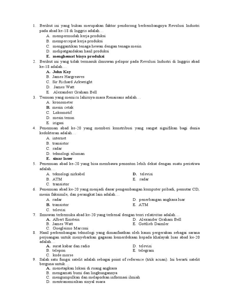Soal Pts Smt.2 Sejarah Indonesia 2020-2021 - Asep Suhandi | PDF