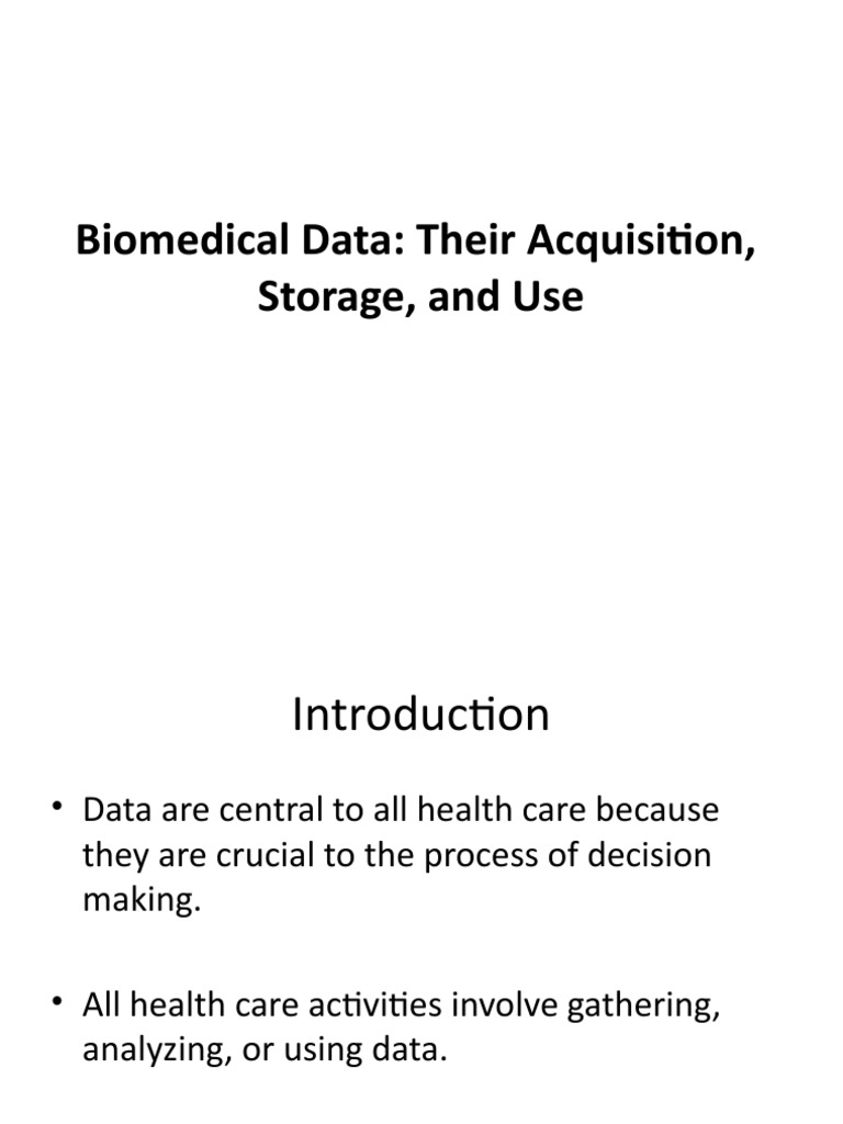 Chapter 3 Data Acquisition | PDF | Data | Health Informatics