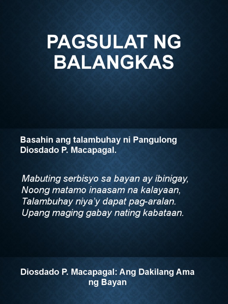 Pagsulat NG Balangkas Grade 6 Feb.8, 2021 | PDF