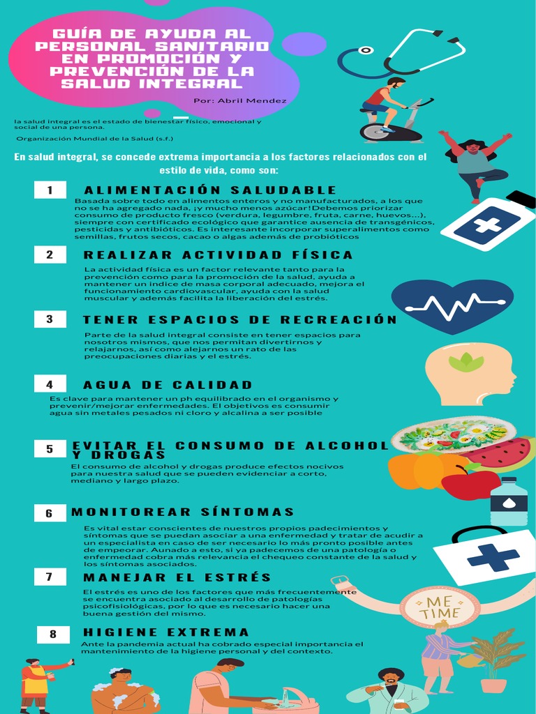 Infografía Sobre Guía de Prevención y Promoción | PDF | Especialidades ...