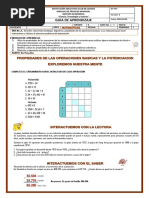 TRIPTICO Matematicas Isabel | PDF | Multiplicación | Álgebra abstracta