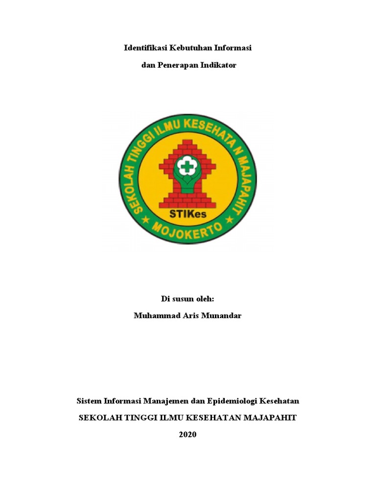 MENGIDENTIFIKASI KEBUTUHAN INFORMASI DAN MENERAPKAN INDIKATOR | PDF