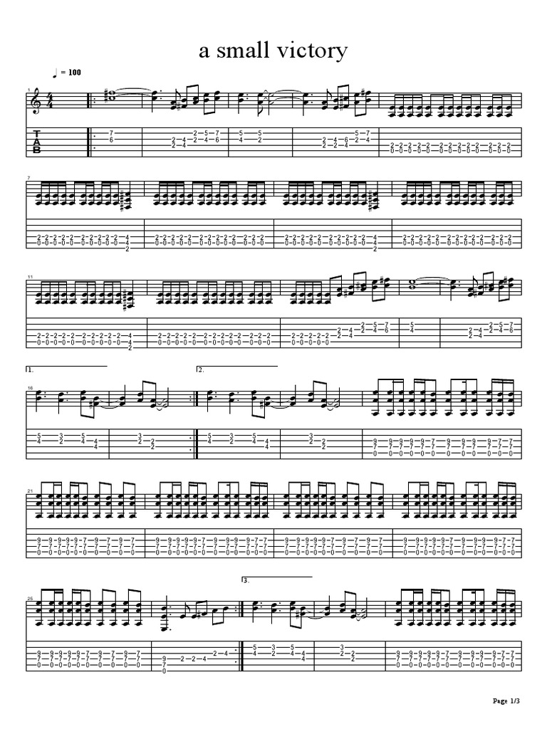 Faith No More - A Small Victory | PDF