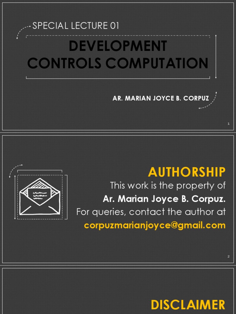 Special Lecture 01 Devt Controls | PDF | Building Technology | Building Engineering