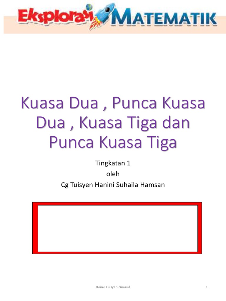 Kuasa Dua, Punca Kuasa Dua, Kuasa | PDF