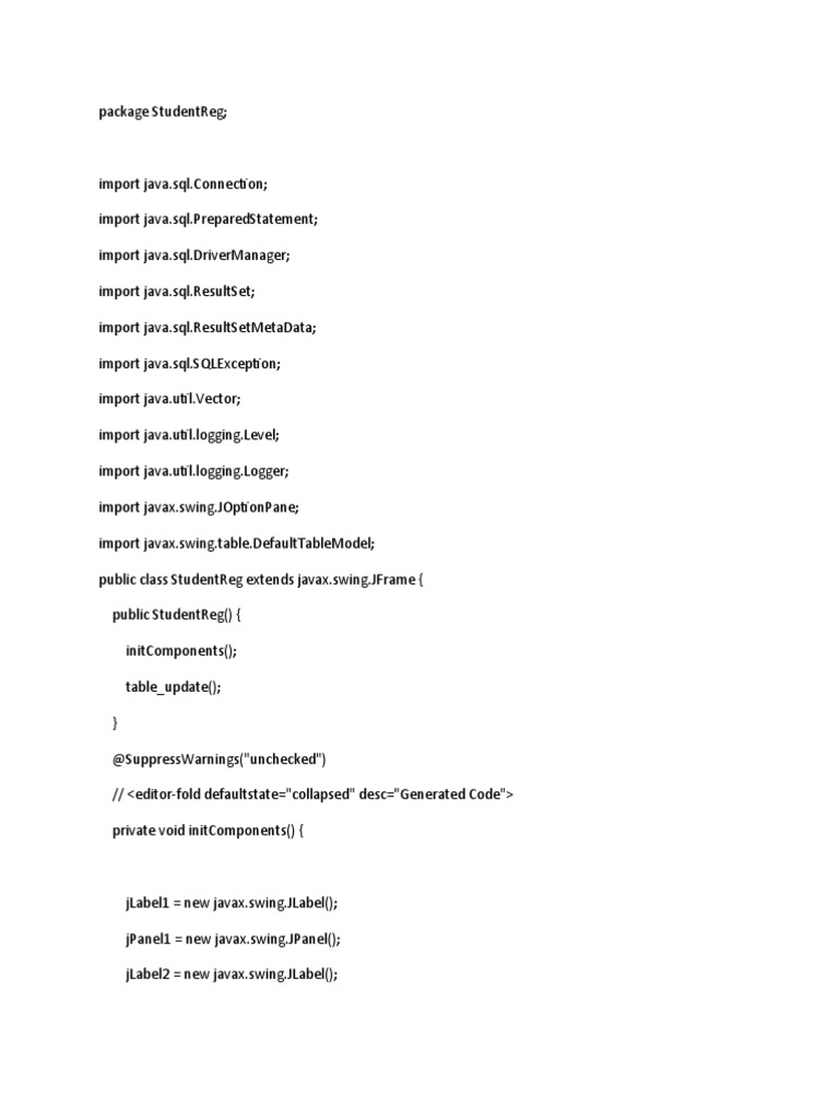Database Project Sourse Code Pdf String Computer Science Object Oriented Programming