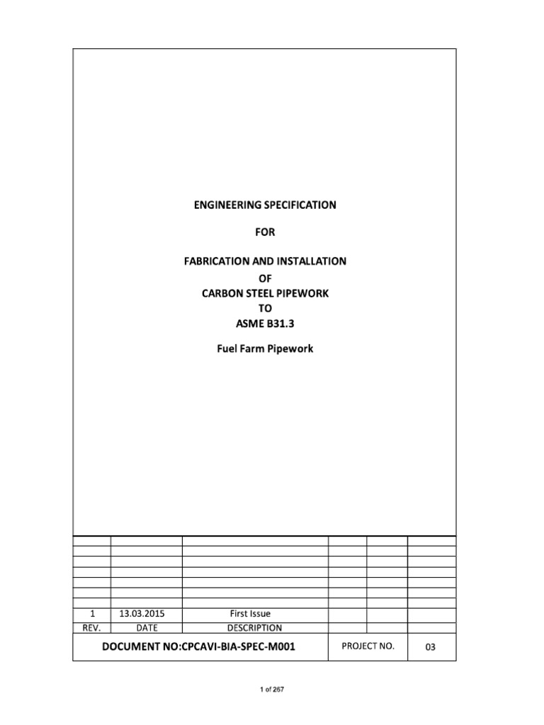 Project Scope Welding | PDF