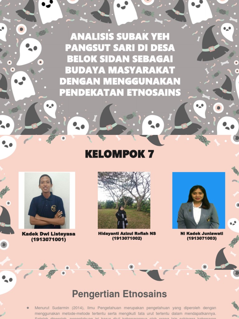 K7 PPT Penelitian Etnosains | PDF