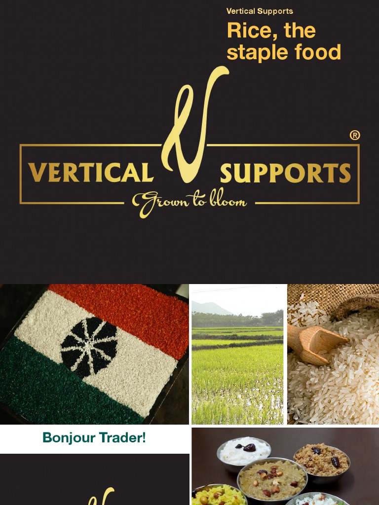 A detailed comparison of various types and grades of rice including ...