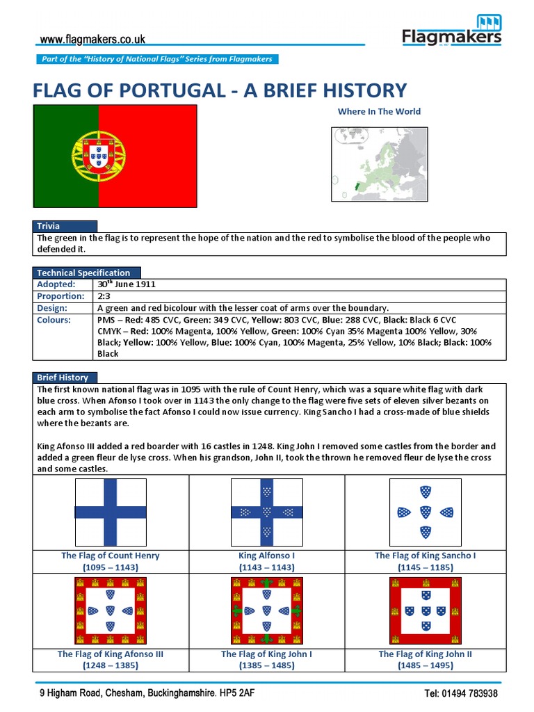 Flag of Portugal A Brief History Download | PDF | Flag | Symbols