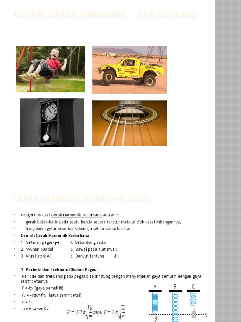 Gerak Harmonis | PDF