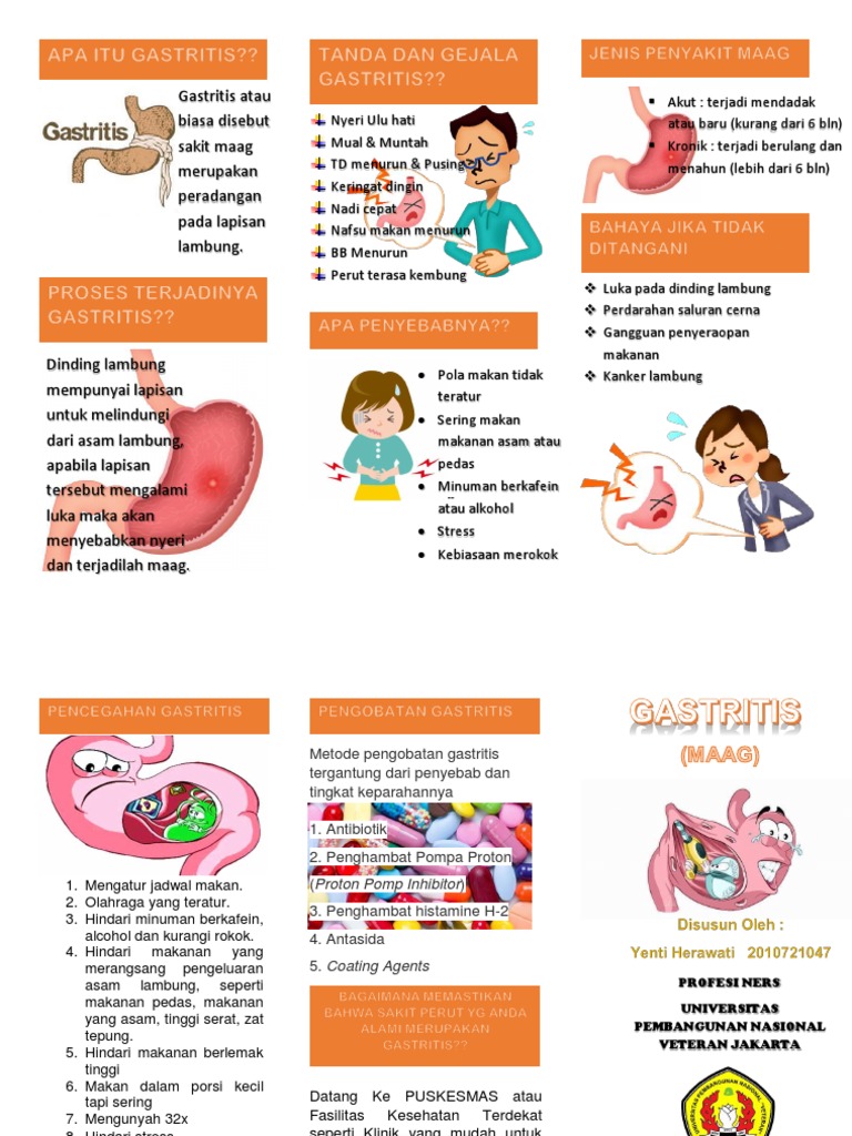 Leaflet Gastritis | PDF