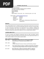 Yaw Obeng's CV and Achievements | PDF | Economics | Ghana