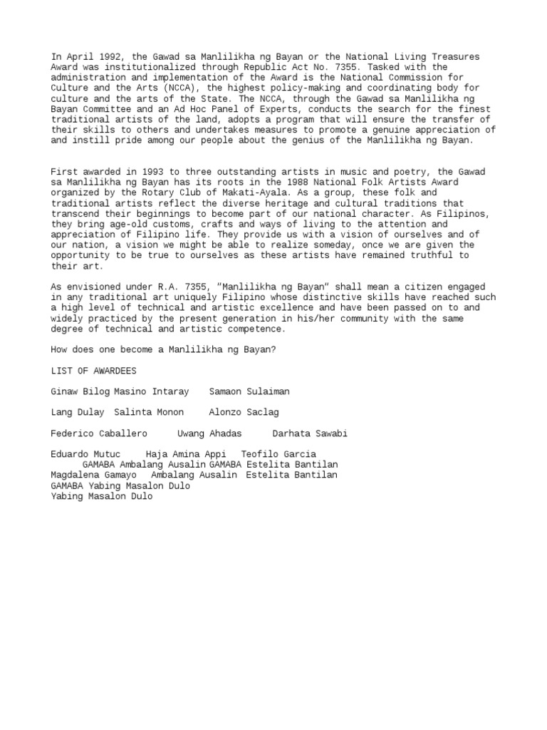 Gamaba Artists | PDF