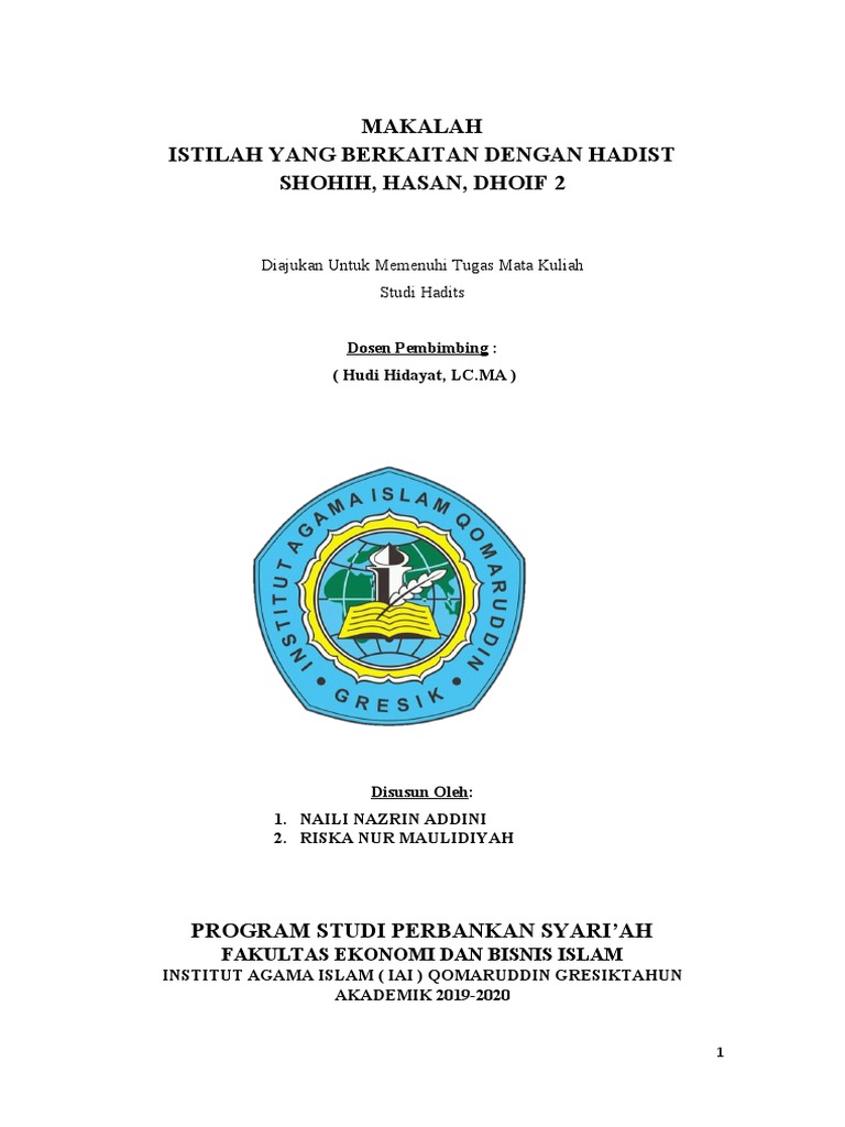 Istilah Hadis: Marfu', Mauquf, Maqthu | PDF | Kajian Bahasa Asing