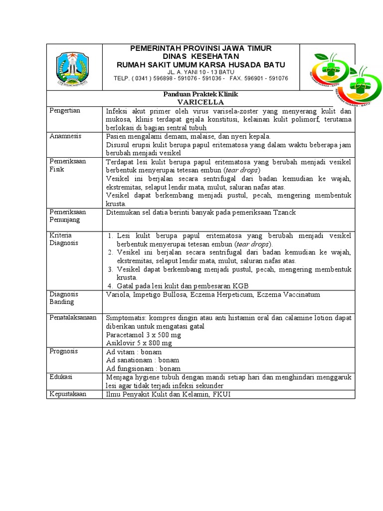 PPK Varicella RSKH | PDF