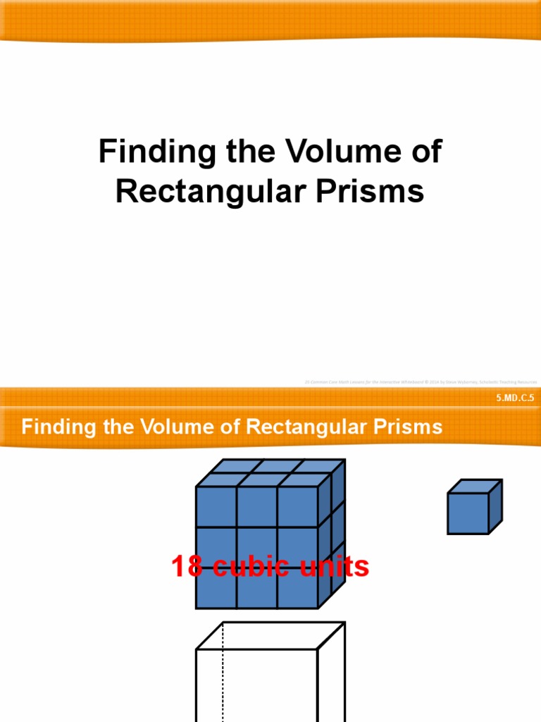 Finding The Volume of Rectangular Prisms | PDF | Volume | Euclid