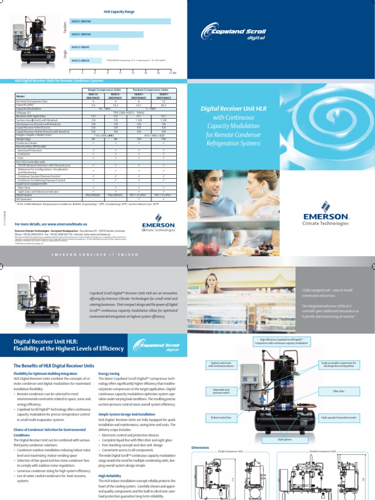 Digital Copeland Receiver Units | PDF | Capacitor | Equipment