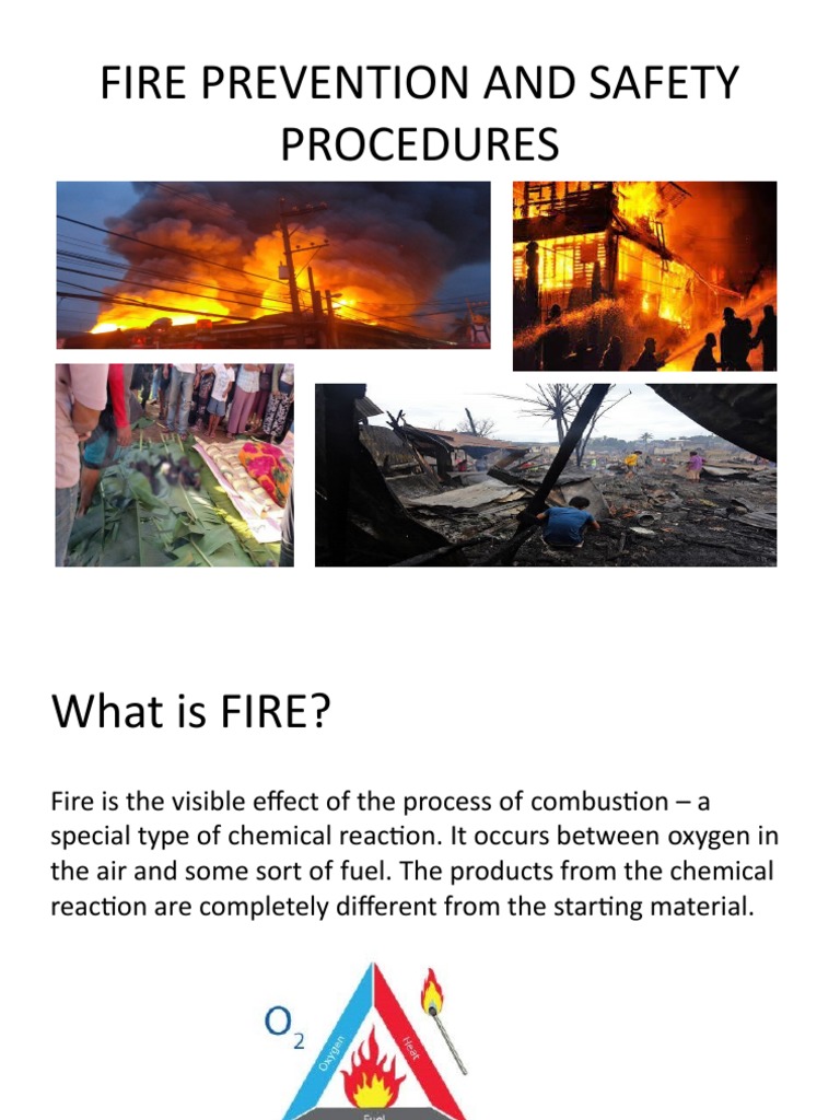 Fire Prevention and Safety Procedures | PDF | Fires | Combustion