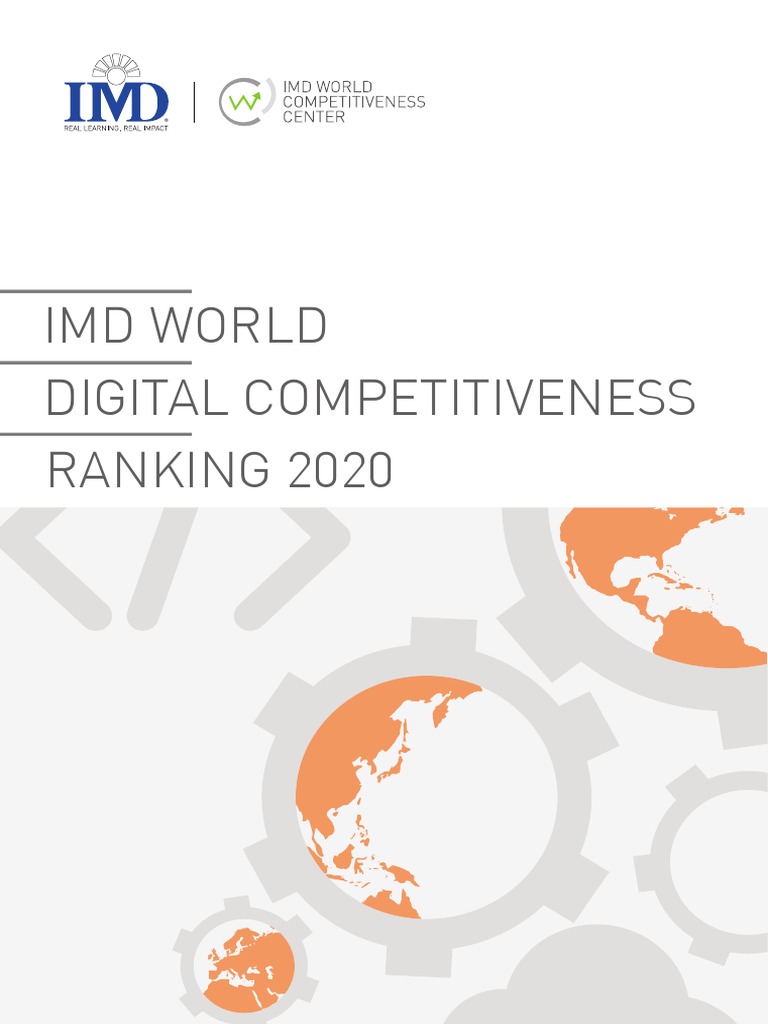 Imd World Digital Competitiveness RANKING 2020: About The Institute For ...