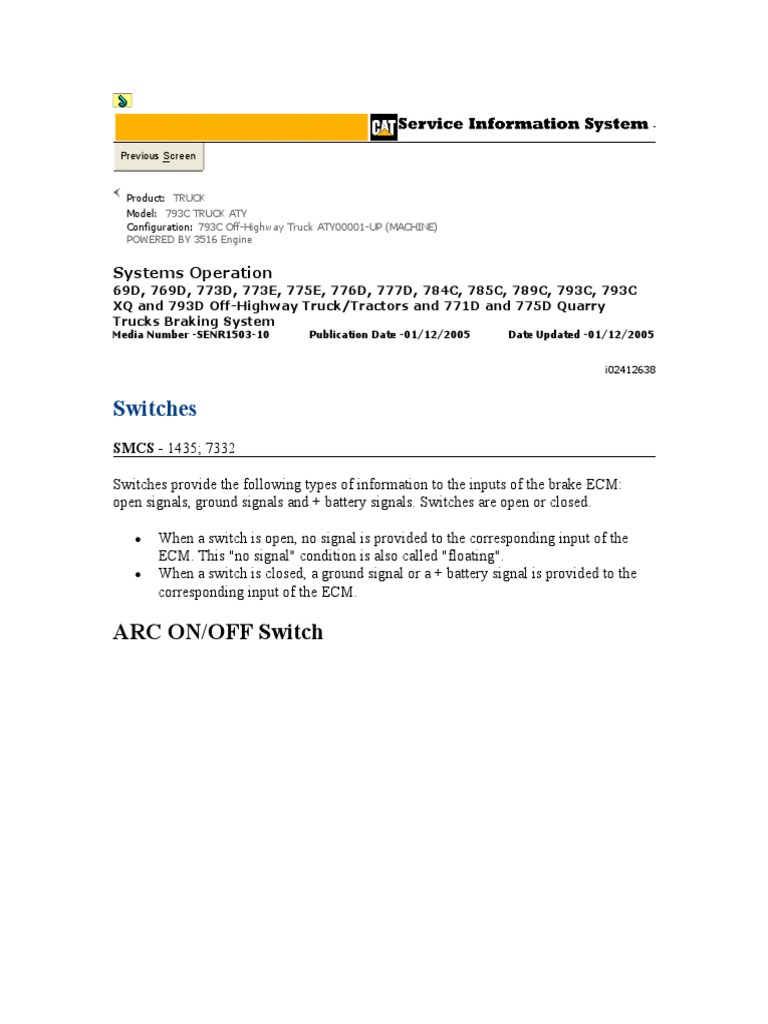 Switches: ARC ON/OFF Switch | PDF | Switch | Electrical Engineering