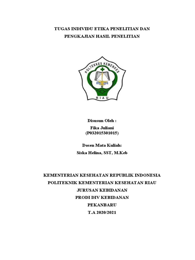 Tugas Pertemuan 1 Fika Juliani | PDF