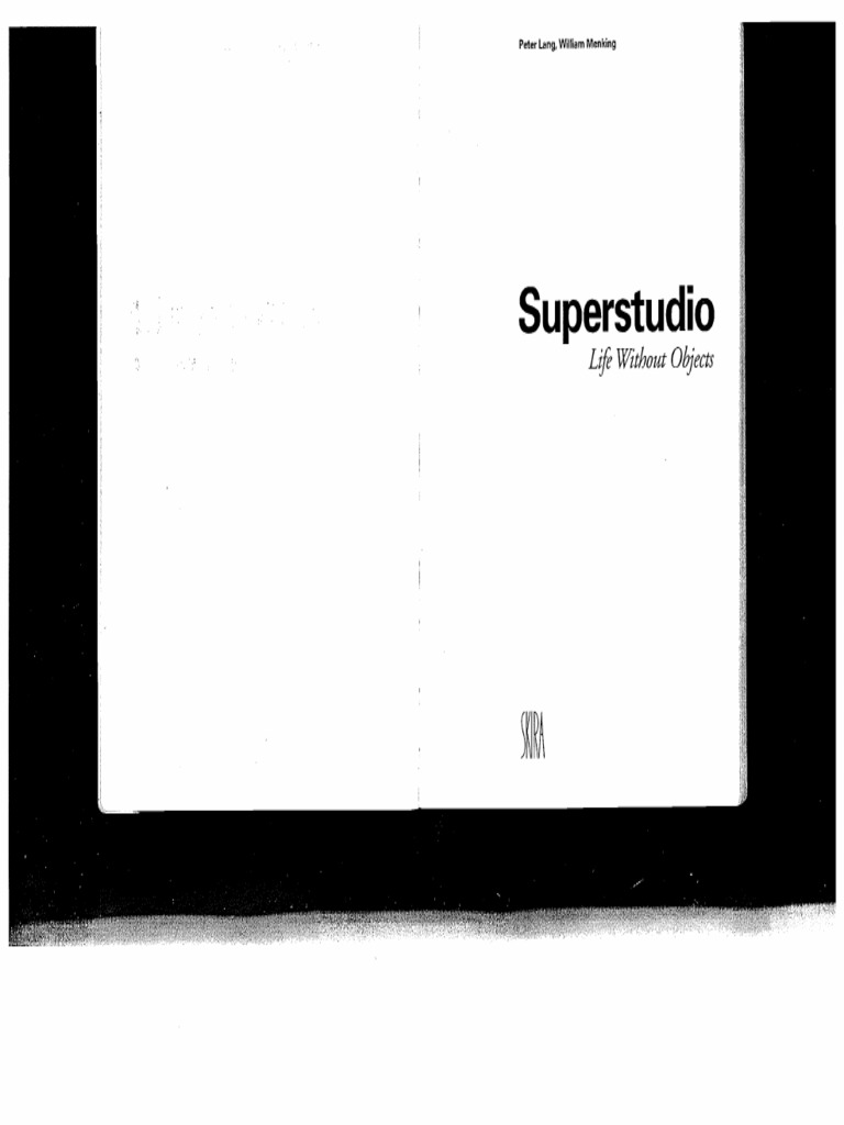 Superstudio Life Without Objects | PDF