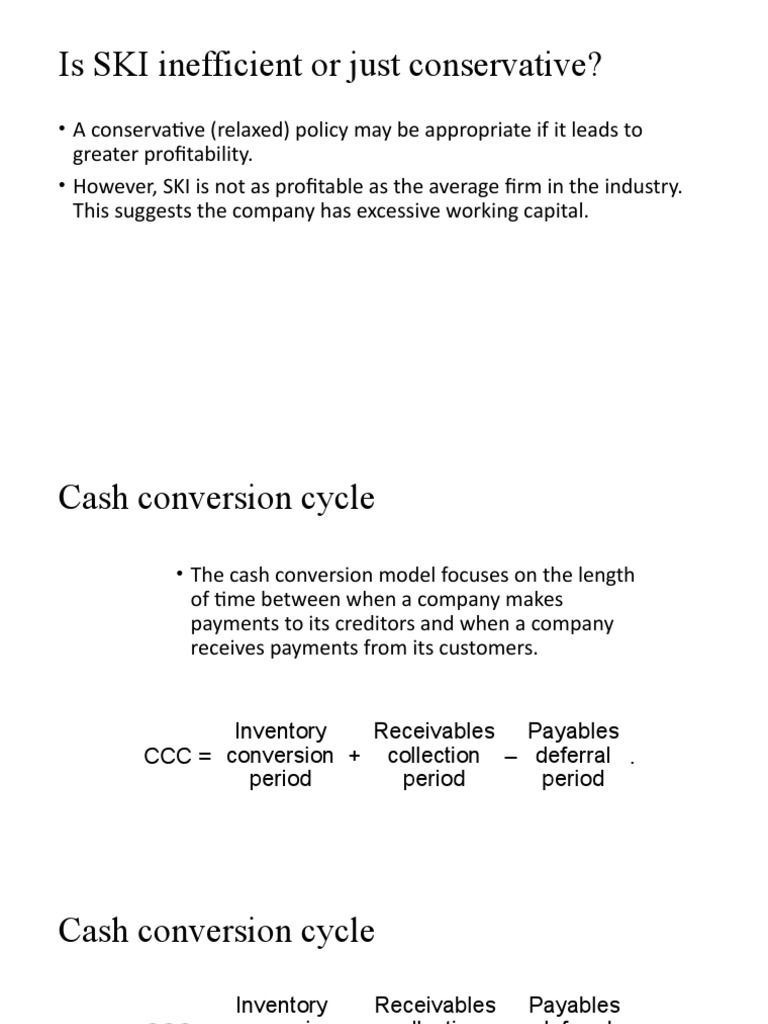 Cash Conversion Cycle | PDF