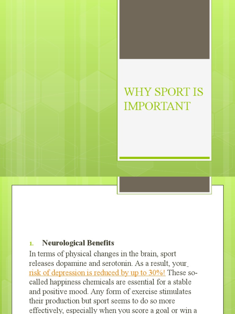 Why Sport Is Important | PDF