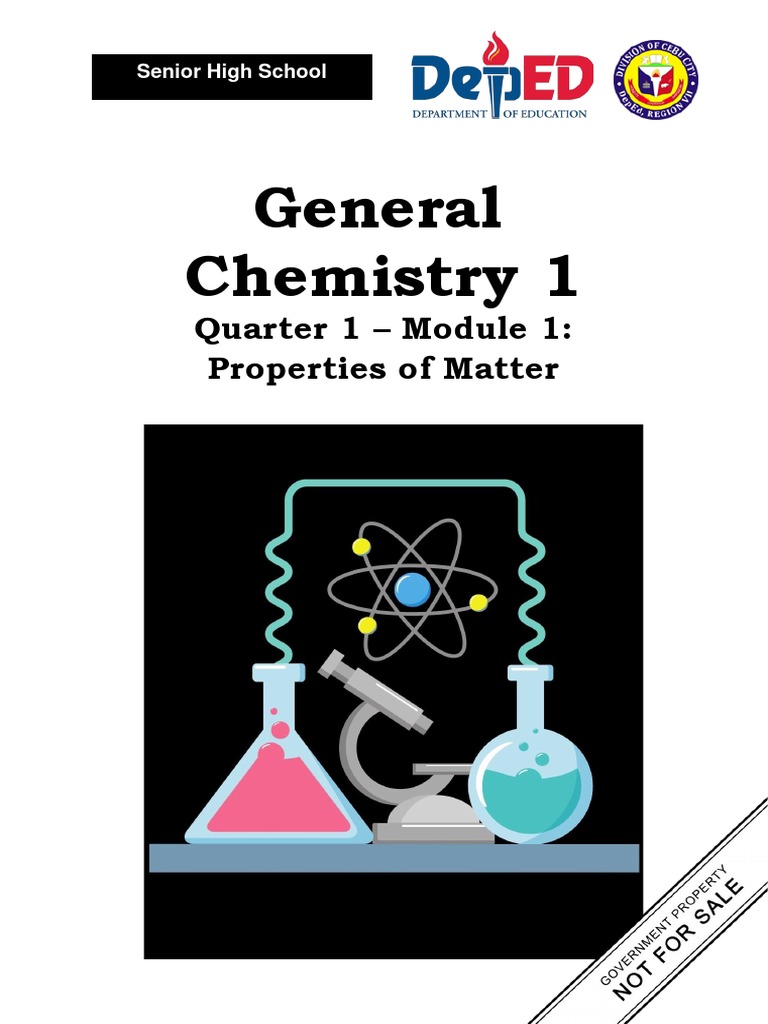 G11 Module 1 in General Chemistry 1 PDF | PDF | Mixture | Filtration
