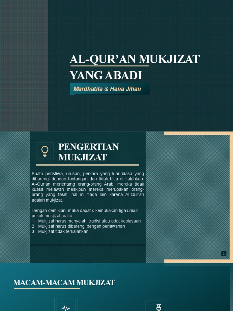 STUDY QURAN Al-Qur'an Mukjizat Yang Abadi | PDF