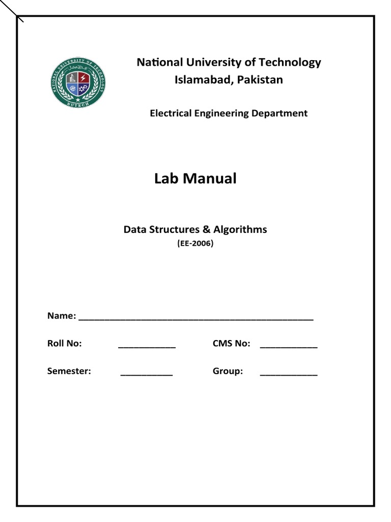 Lab Manual Batch 2018 Pdf Pointer Computer Programming Array