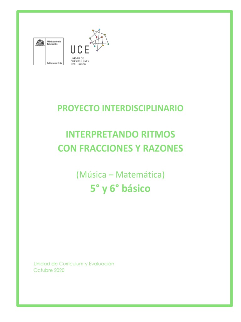 Ritmo y Fracciones | PDF | Ritmo | Composiciones Musicales