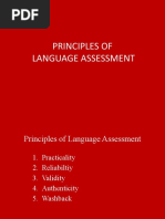 The Five Principles of Assessment | PDF | Validity (Statistics) | Test ...