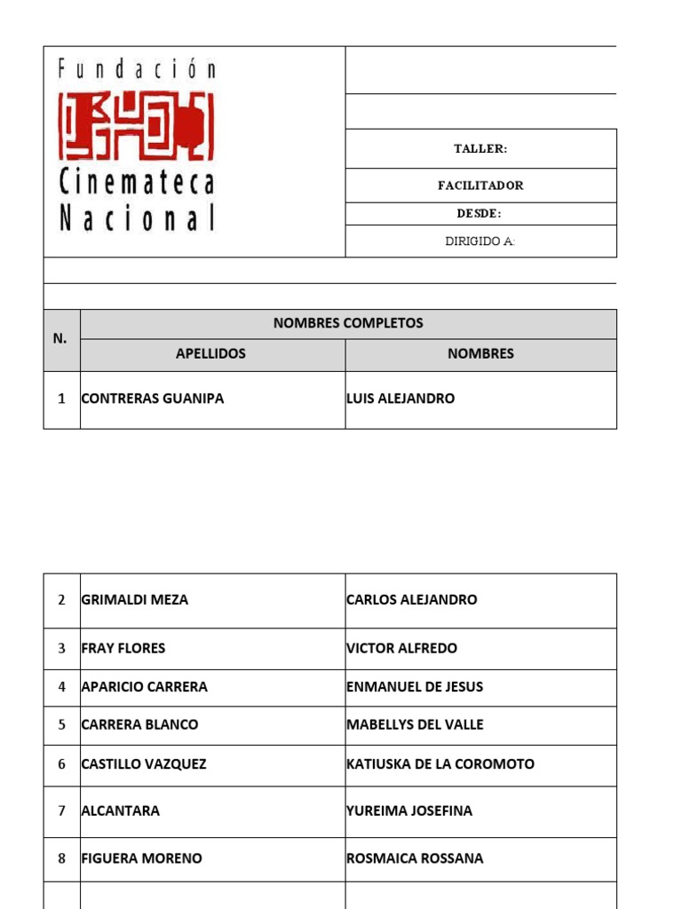 Lista Animacion | PDF | Animación