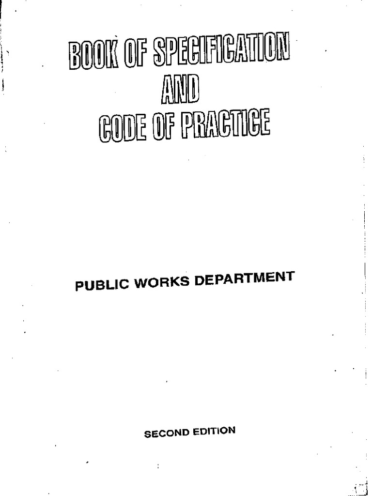 Book of Specification | PDF