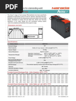 10.-Datasheet Bateria Narada 12NDT200S | PDF | Battery (Electricity) | Electricity